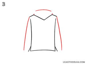 How to draw a hoodie in 7 steps easily