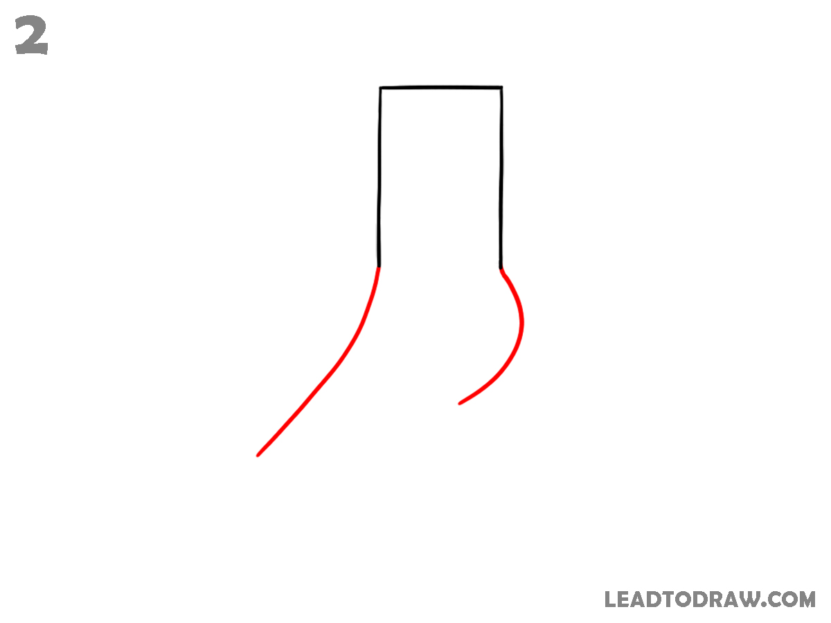 How to draw socks in an easy way